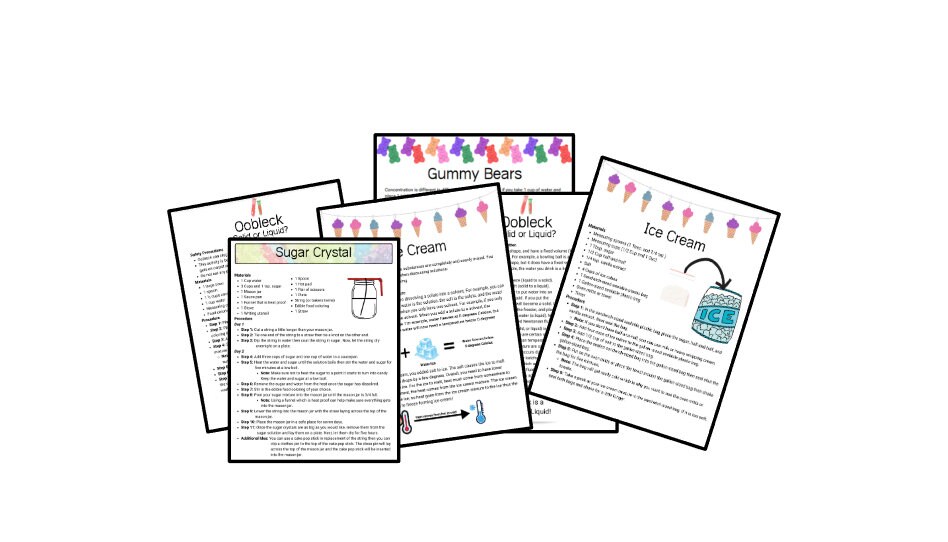 Scientific Method and Ten Experiments Elementary Science Science ...