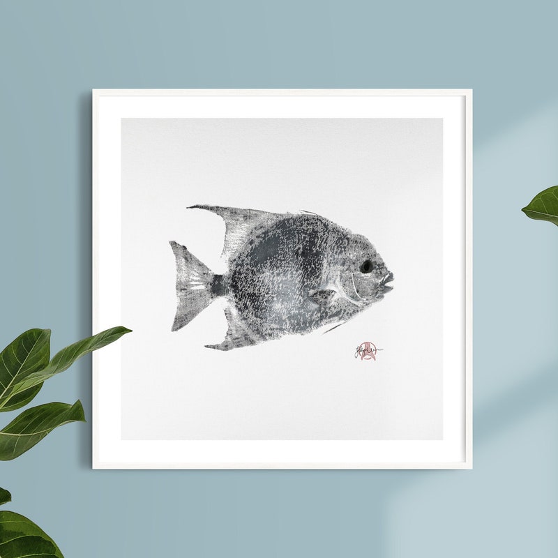 Gyotaku Fish Print - Etsy