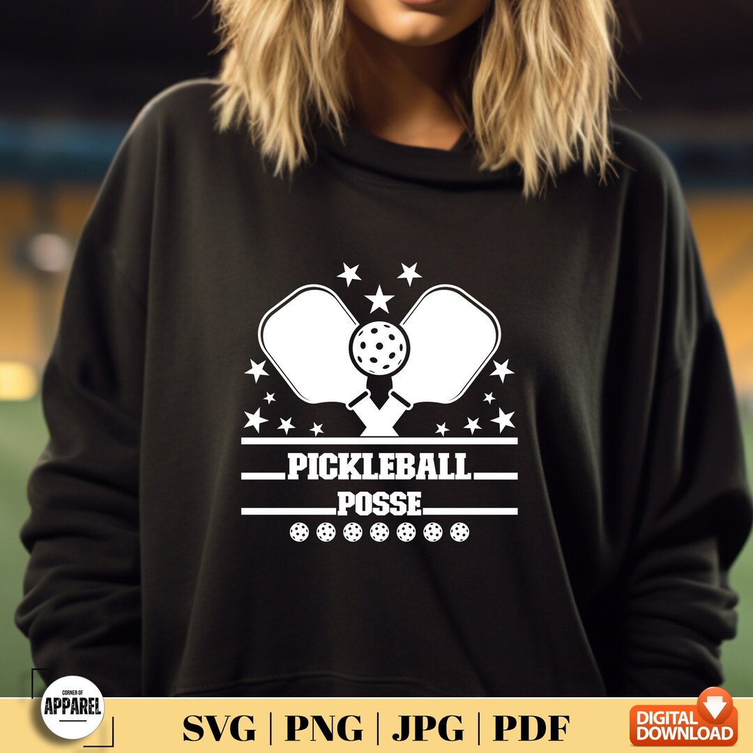 Pickleball Posse Svg, Funny Pickleball Png, Pickleball Player Gift ...