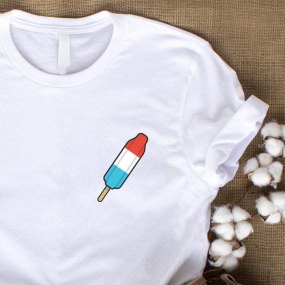 Rocket Pop Shirt Bomb Popsicle Shirt Red White and Blue - Etsy