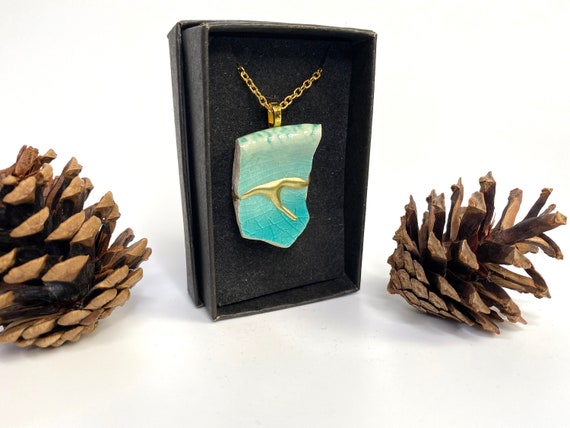 Kinboru Kintsugi Necklace Japanese Art | Etsy