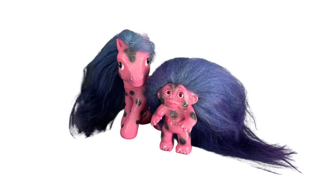 Dam Troll Custom Ooak Vintage MLP Horse and His Boy - Etsy