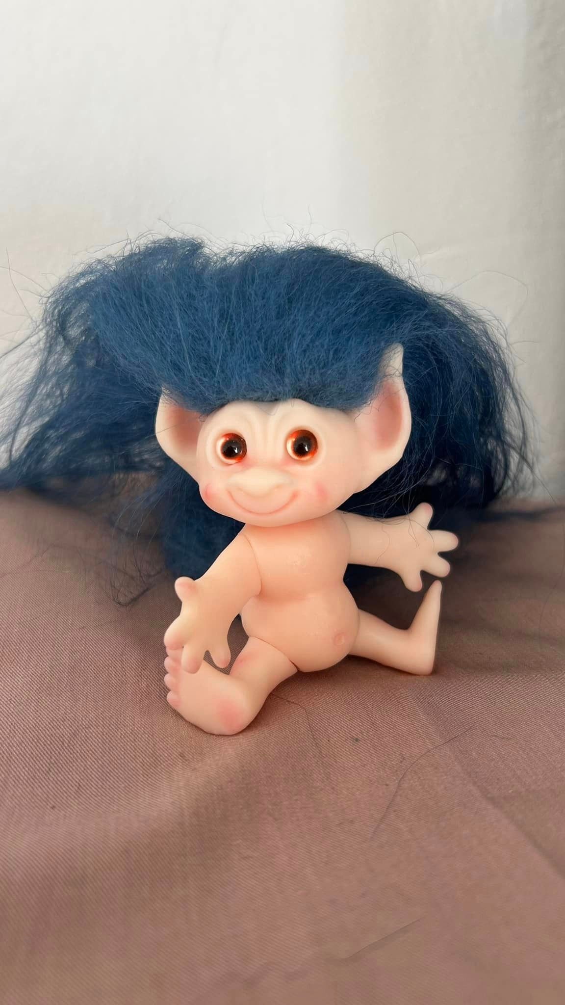 Tailed Retro Troll Elf Pixie Gnome Doll Jointed Ooak Art - Etsy