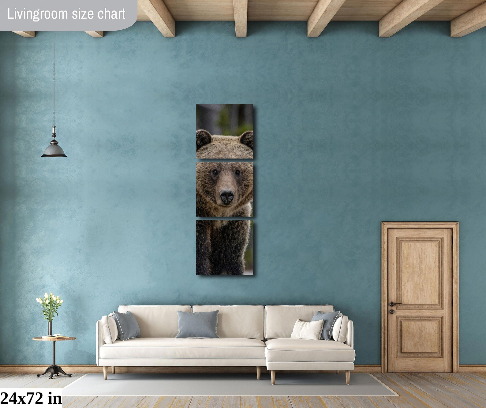 Grizzly Bear in Yellowstone National Park, Wall Hanging, Metal Print ...