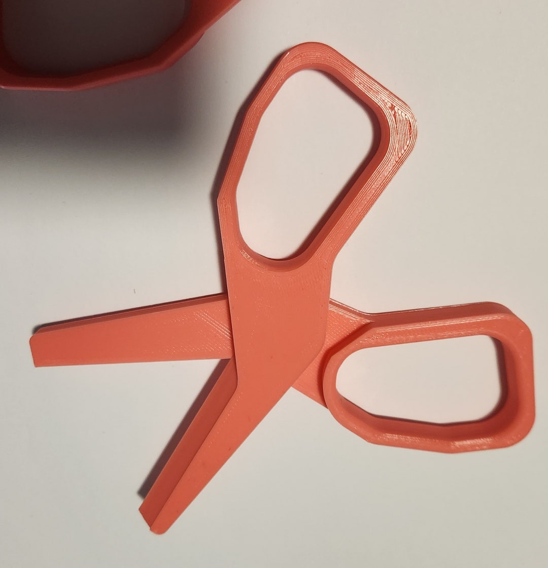 Safety Scissors - 3D Printed (kids Size) - Etsy