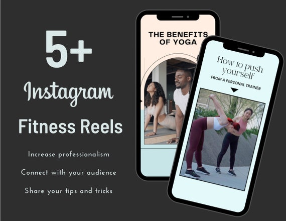 5 Fitness Coach Reels Instagram Reels Completed Instagram | Etsy