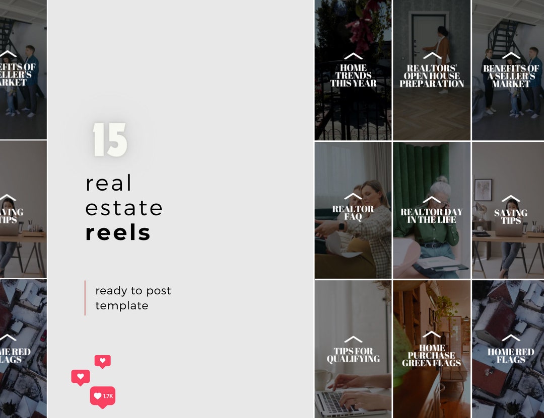 15 Realtor Instagram Reels | Real Estate Reel & Tiktok Videos | Neutral ...