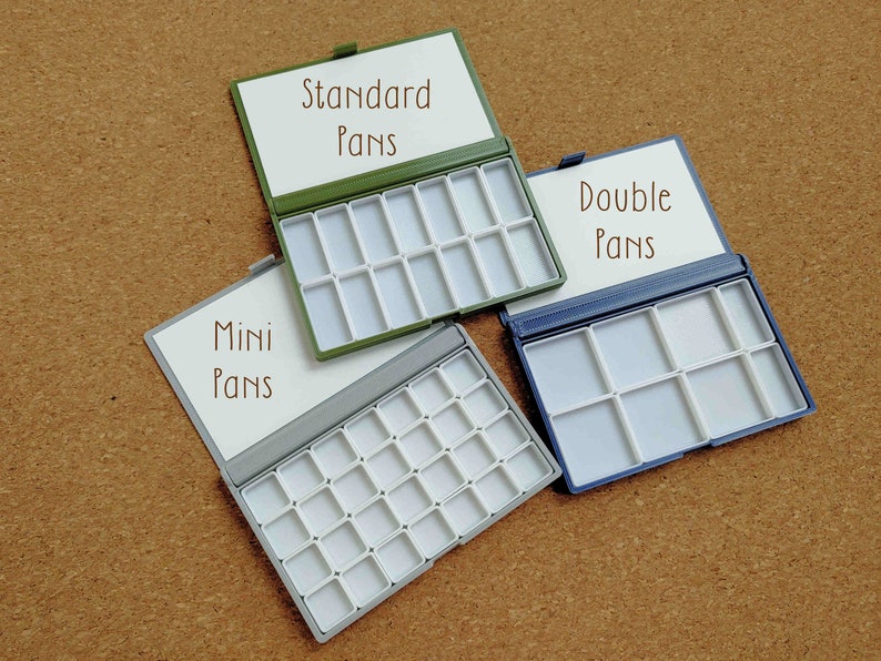 MODULAR PAINT PANS for Compact Watercolor Palette 3D Printed - Etsy