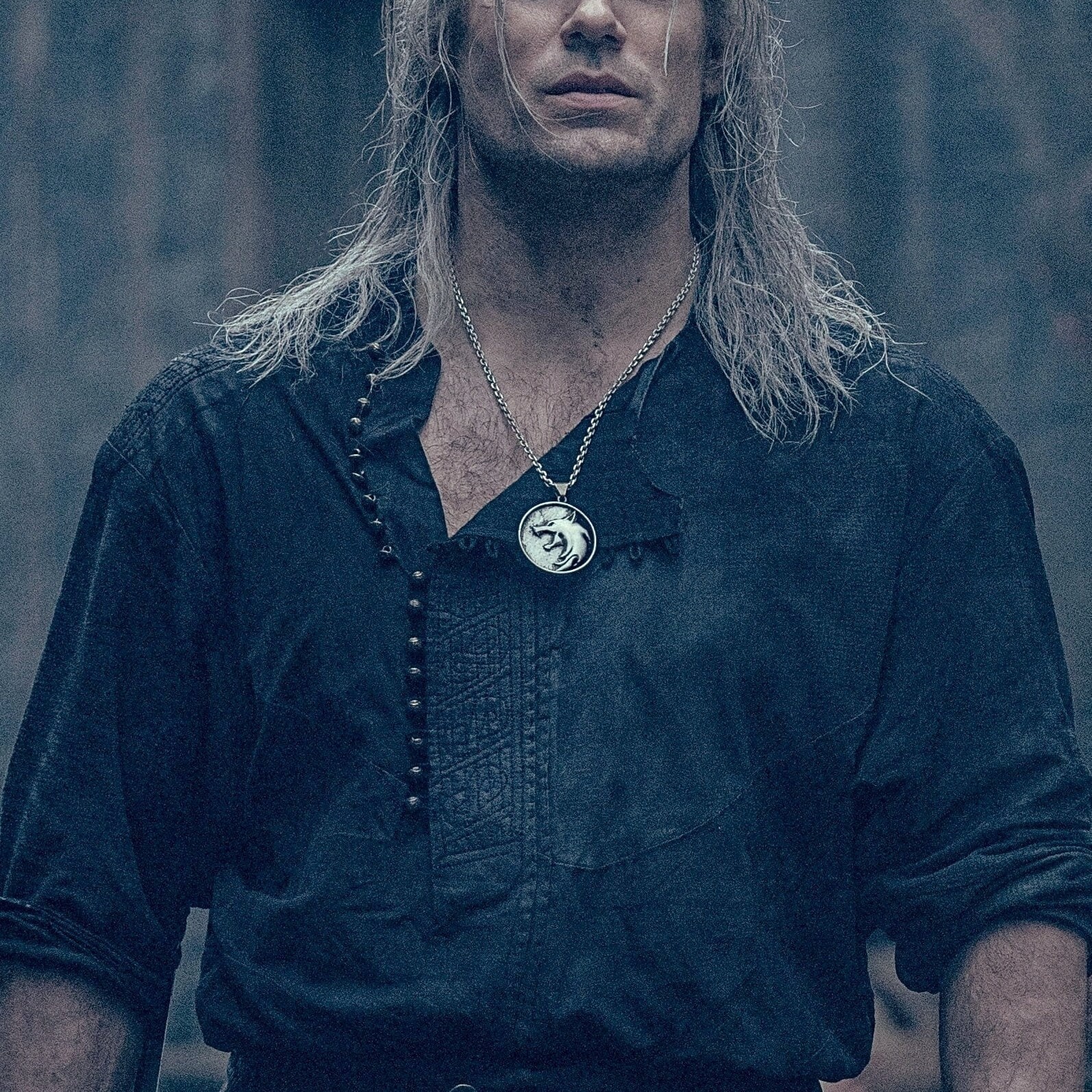 Geralt of Rivia the Witcher Necklace Collar Medallion Chain - Etsy