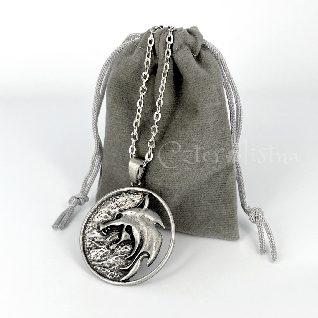 Geralt of Rivia the Witcher Necklace Collar Medallion Chain - Etsy