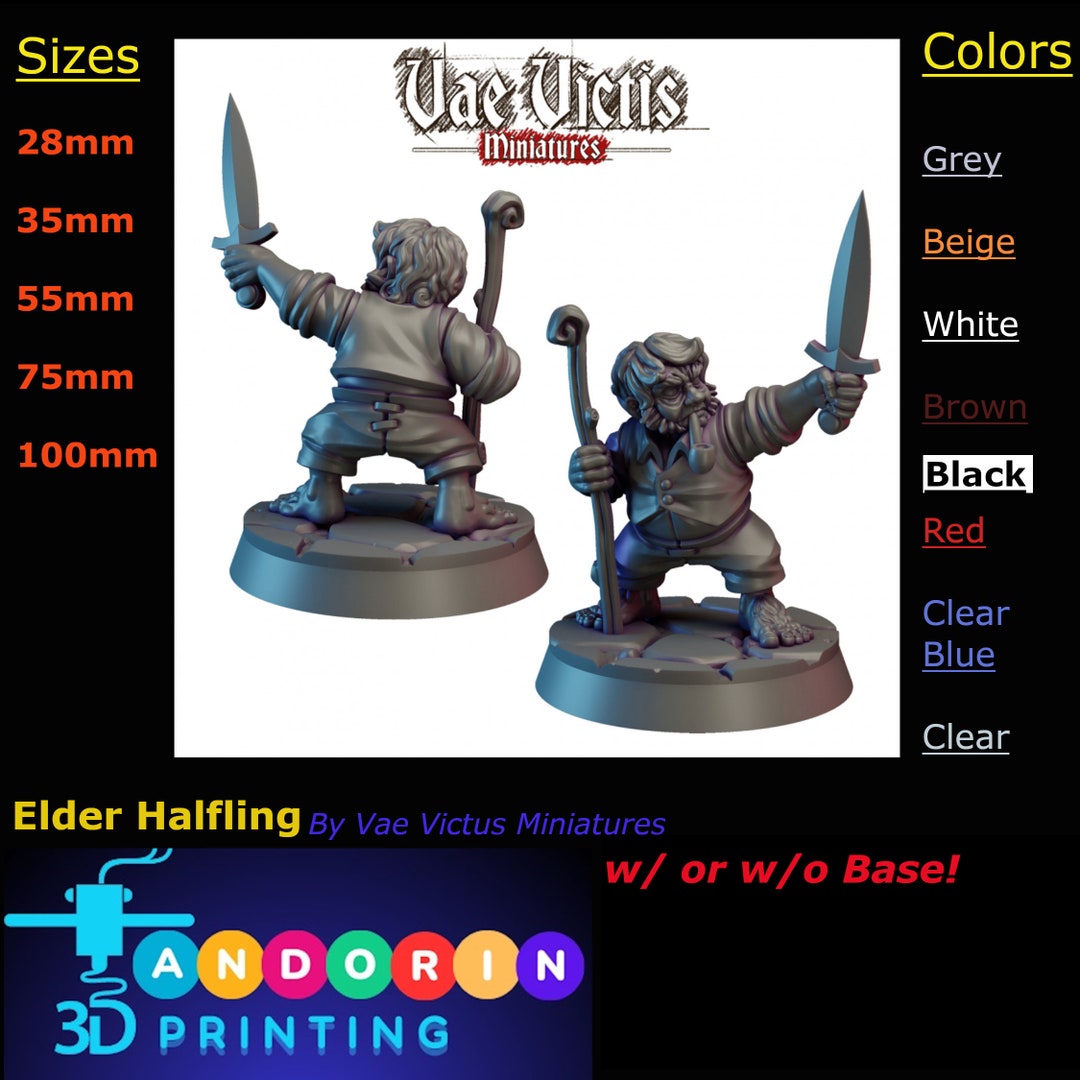 Elder Halfling by Vae Victis Miniatures - Etsy