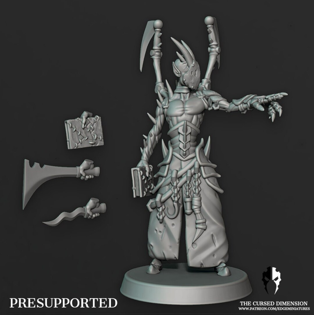 Flesh Wizard by Edge Miniatures - Etsy