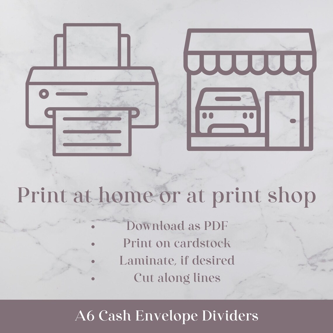 Customizable Canva Template for Cash Envelope Dividers | Printable ...