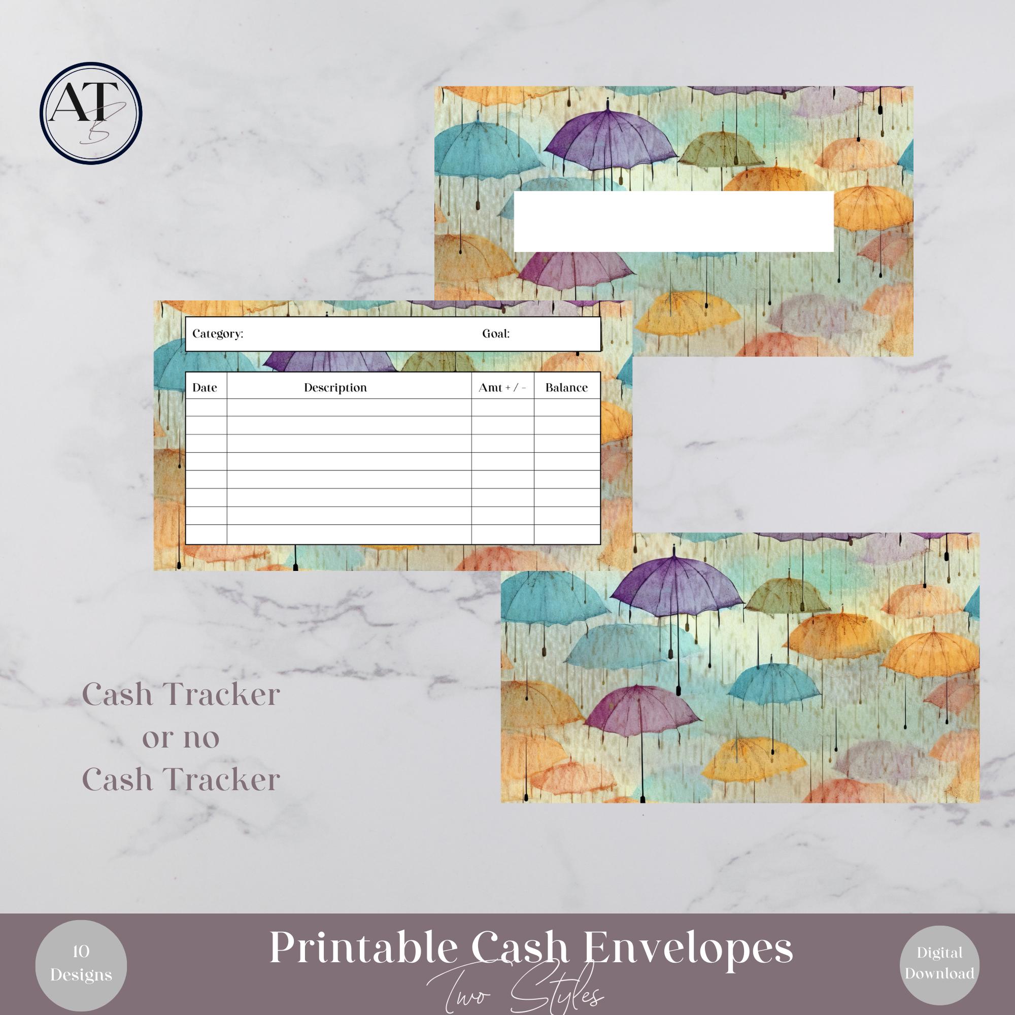 Printable Cash Envelopes, Rain & Radiance Designs (digital Download) - Etsy