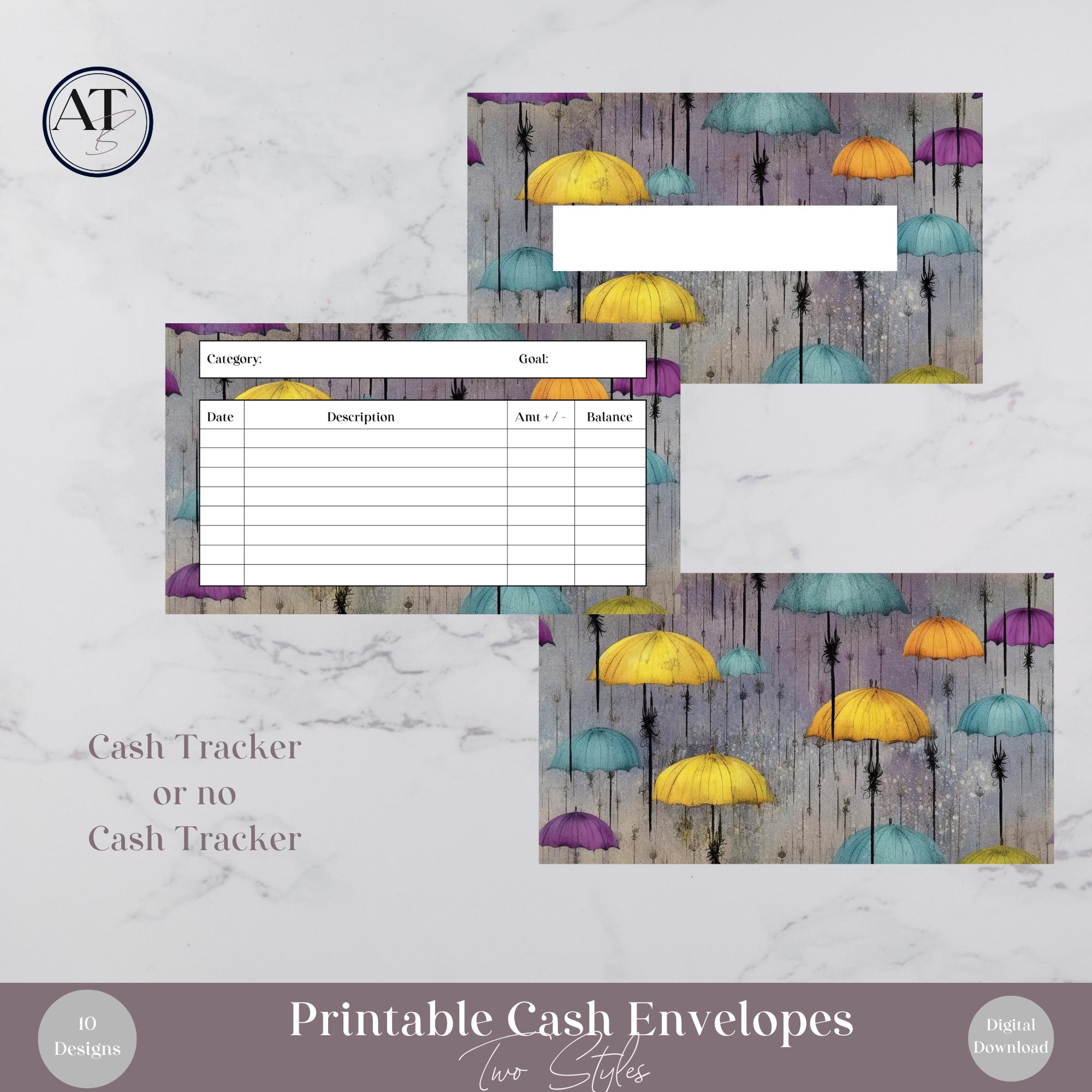 Printable Cash Envelopes, Rain & Radiance Designs (digital Download) - Etsy