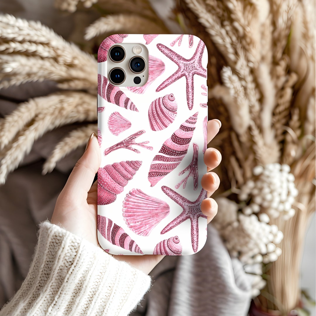 Beach Tropical Case, Coastal Sea Shell Case, Sea Shell Aesthetic Protector, Beach Phone Cover ...