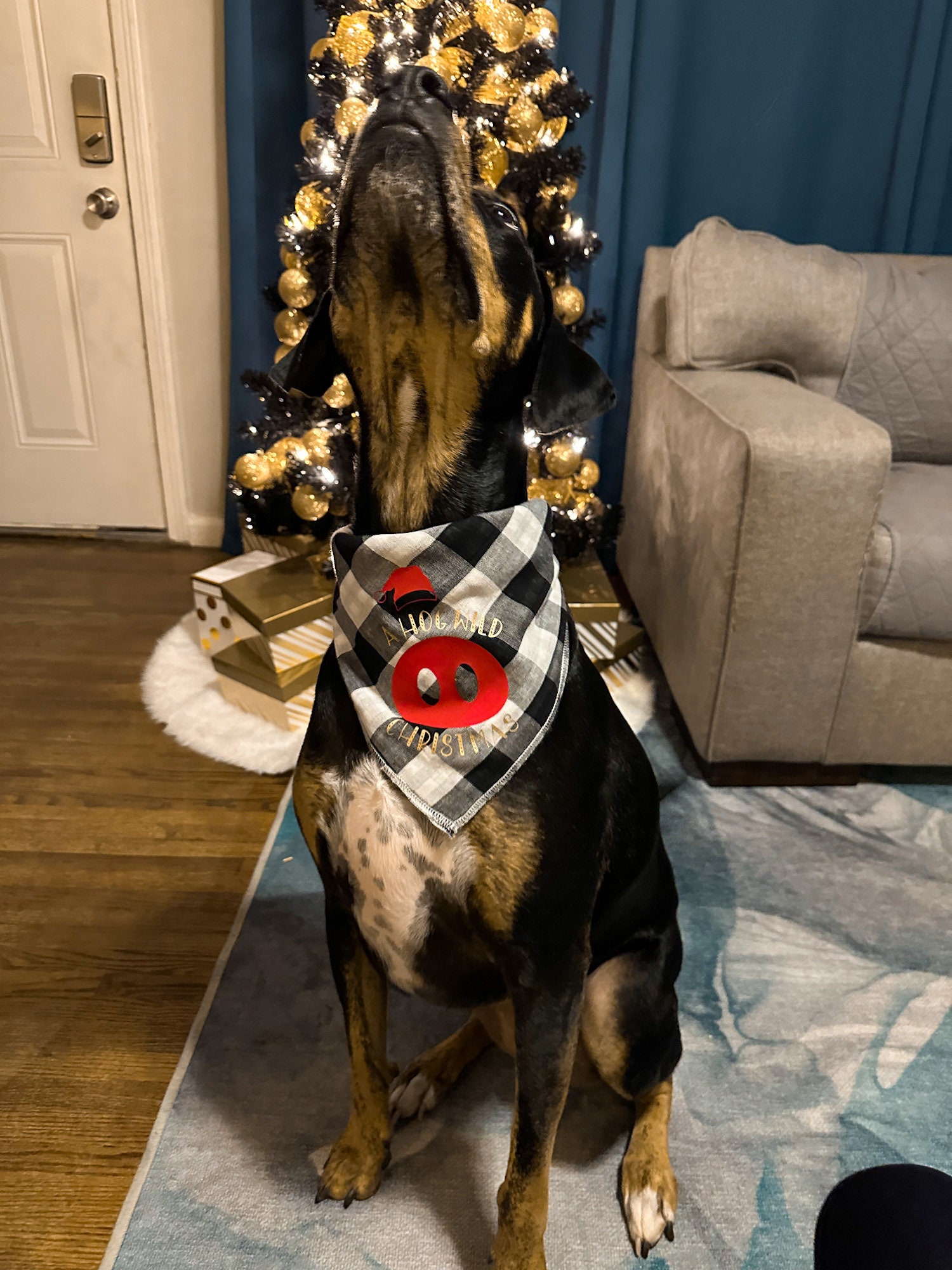 Arkansas Christmas Arkansas Dog Bandana Razorback - Etsy