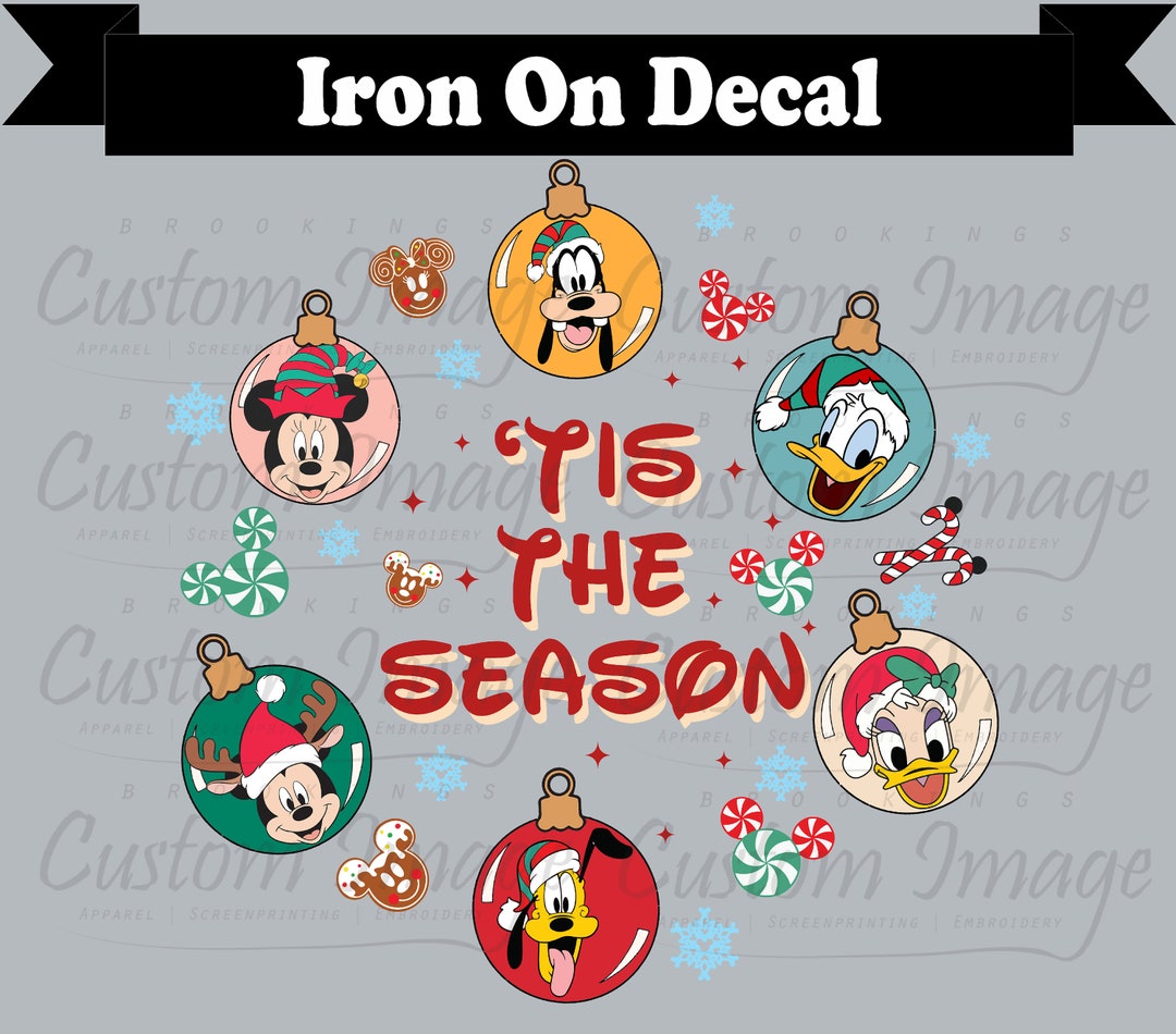 Disney Iron On. Disney Decal. Disney Shirts. Disney Christmas Iron On ...