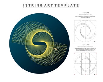 String Art Template Pattern Outline Stencils Scheme Sacred Geometry ...