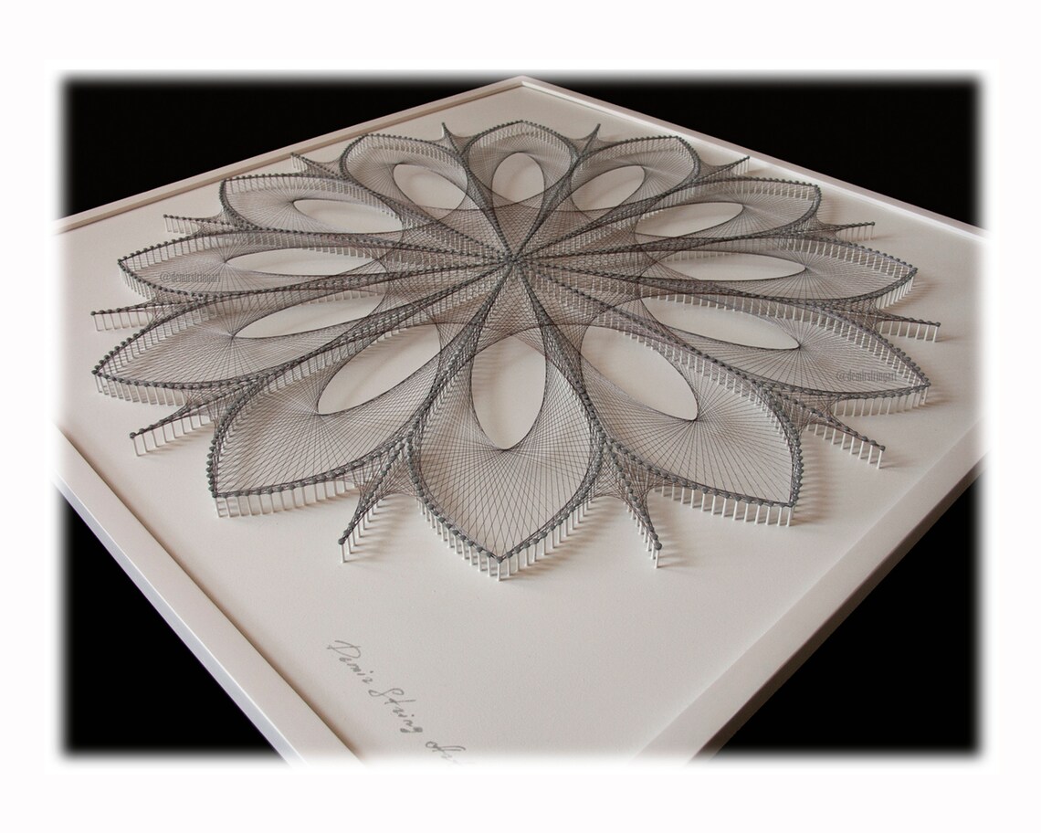 String Art Mandala Sacred Geometry Meditation Home, Office, Cafe, Bar ...