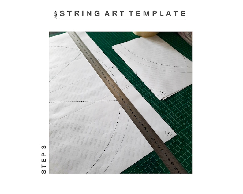 String Art Template Pattern Outline Stencil Scheme - Etsy