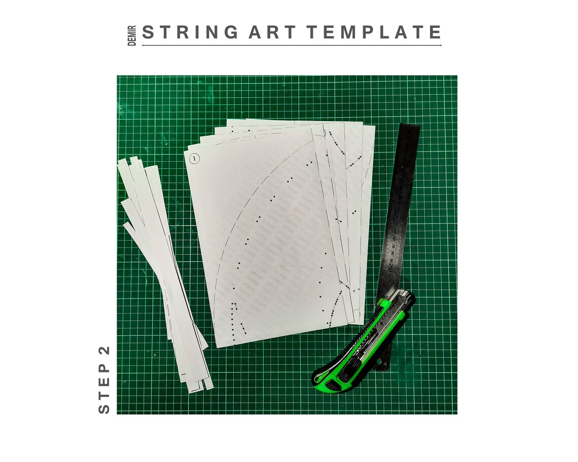 String Art Template Pattern Outline Stencils Scheme - Etsy