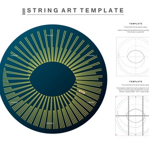 String Art Template Pattern Outline Stencils Scheme Sacred Geometry ...