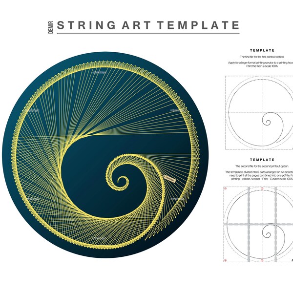 Fibonacci String Art - Etsy