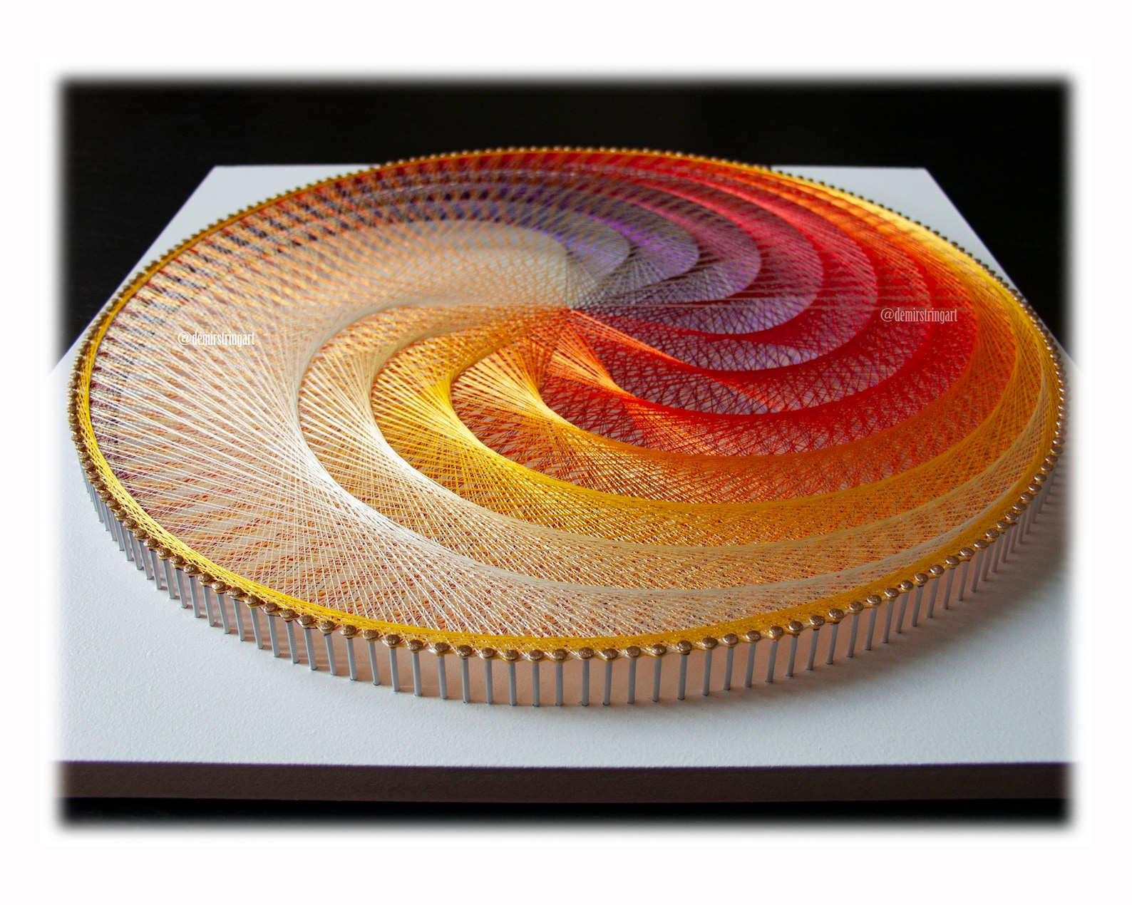 String Art Tutorial Textbook Lesson Template Pattern | Etsy