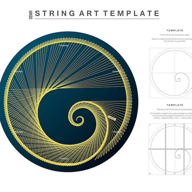 Fibonacci String Art - Etsy