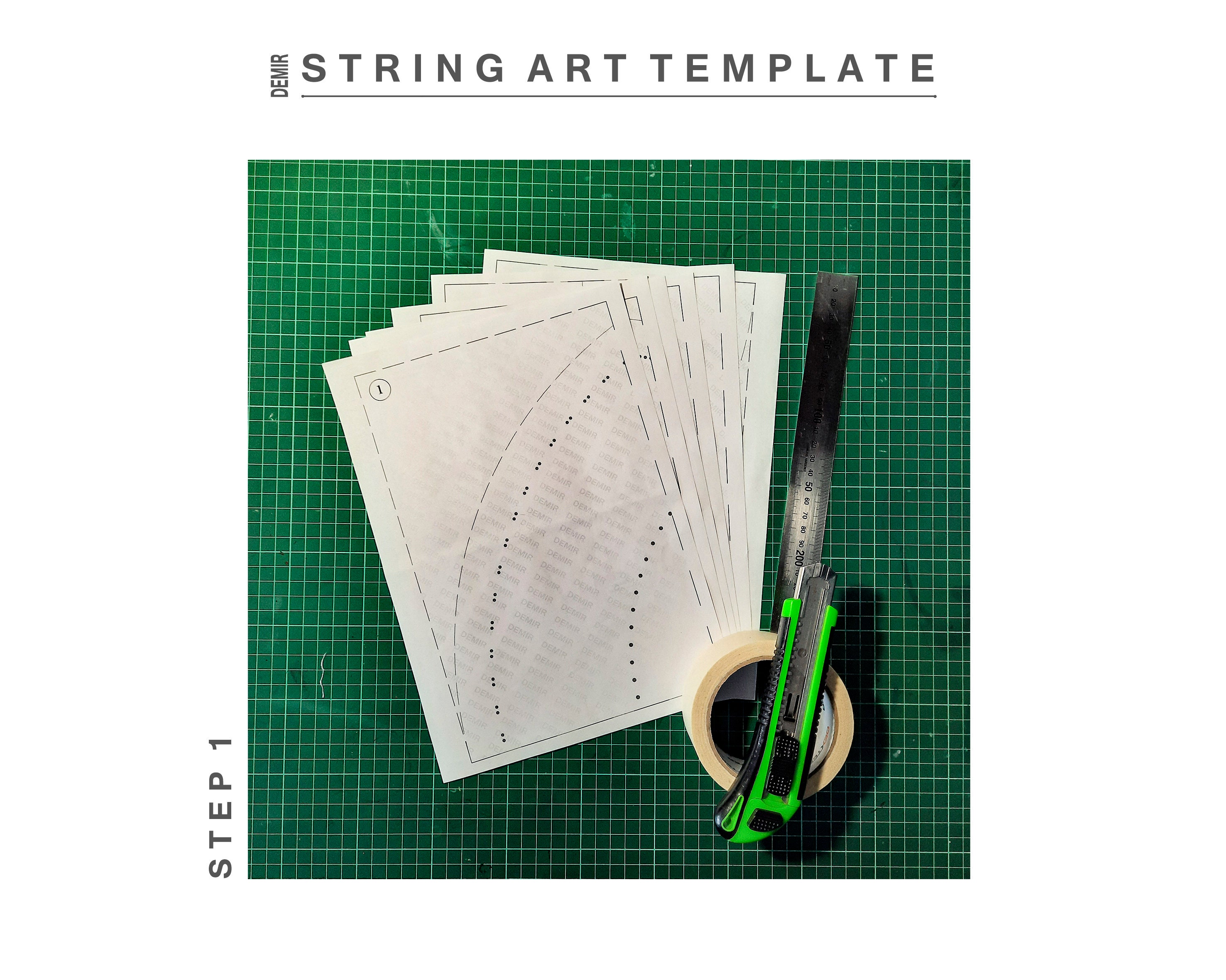 String Art Template | Pattern | Outline | Stencils | Scheme | Sacred ...