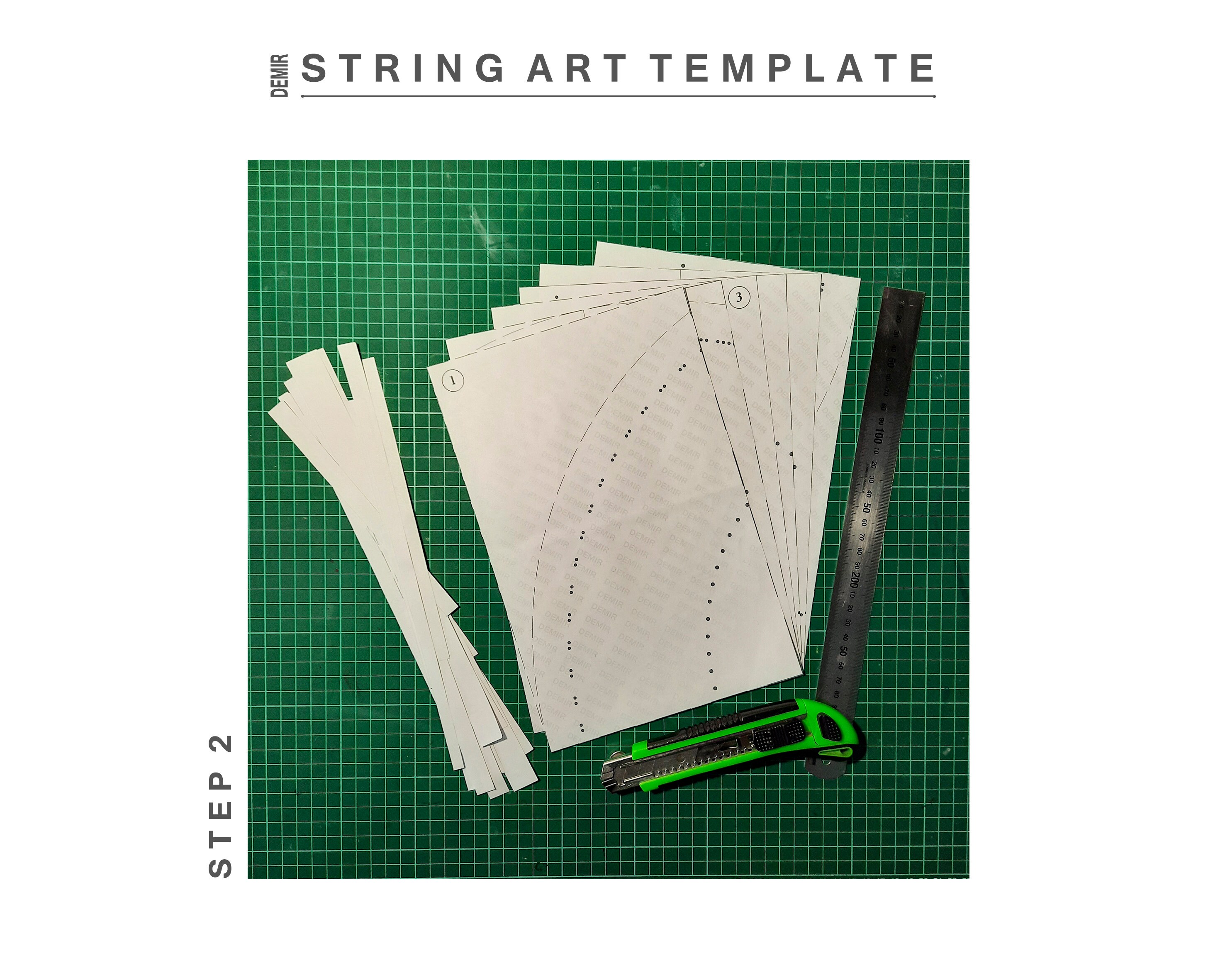 String Art Template | Pattern | Outline | Stencils | Scheme | Sacred ...