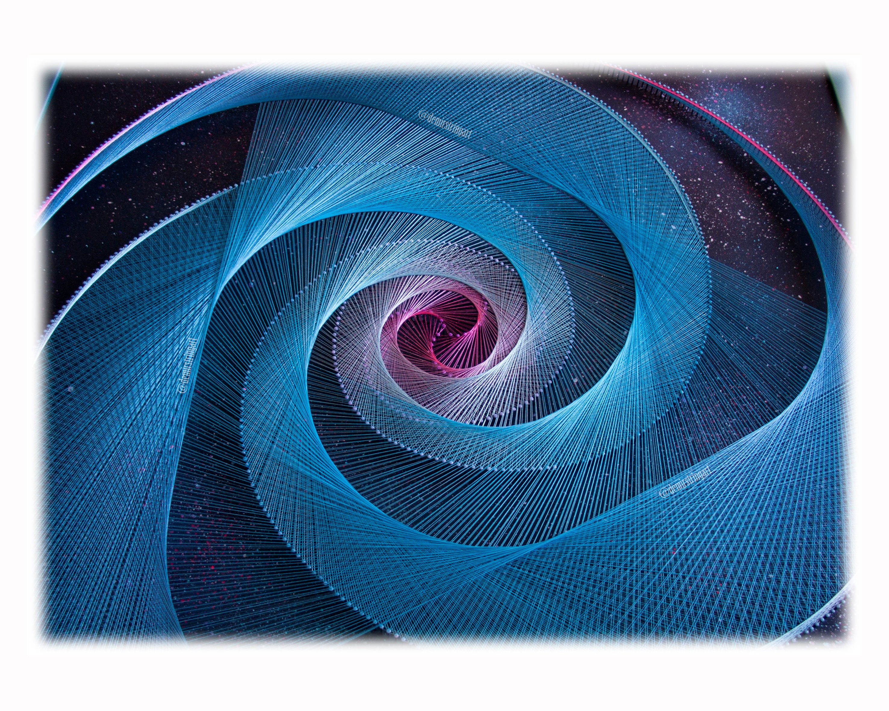 String Art Galaxy | Mandala Wall Hanging | Sacred Geometry | Feng Shui ...