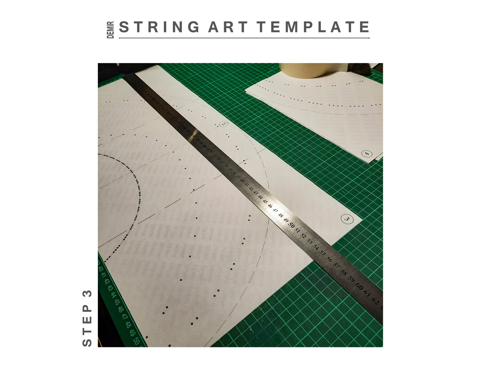 String Art Template | Pattern | Outline | Stencils | Scheme | Sacred ...
