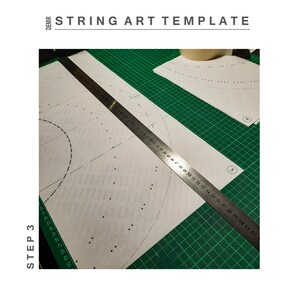 String Art Template | Pattern | Outline | Stencils | Scheme | Sacred ...