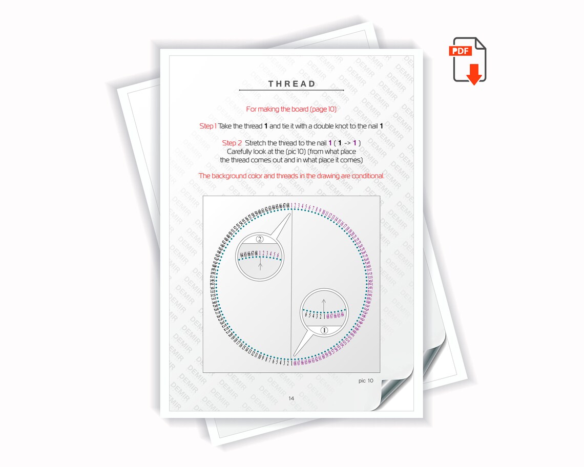 String Art | Tutorial | Textbook | Lesson | Template | Pattern | Sacred ...