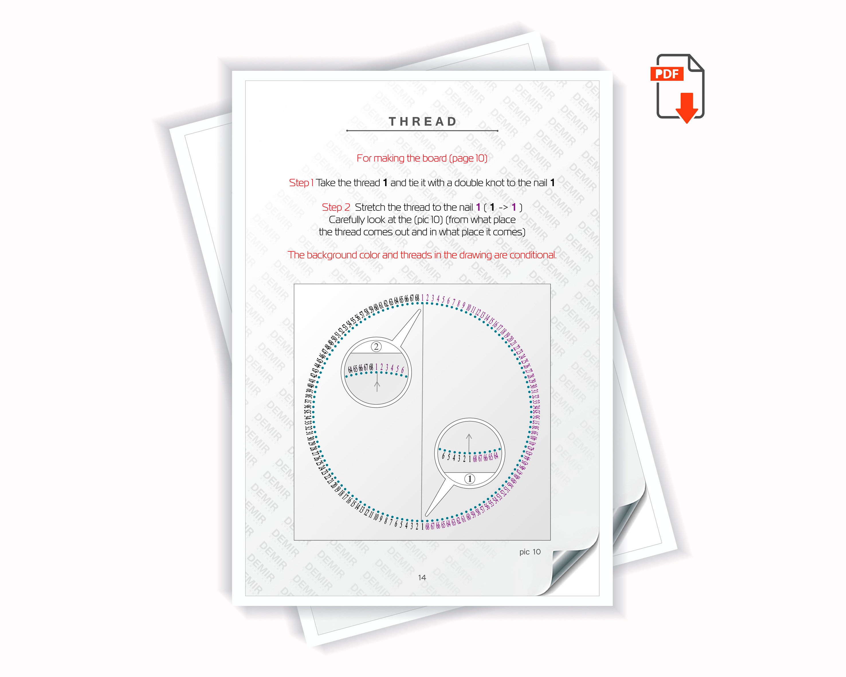 String Art | Tutorial | Textbook | Lesson | Template | Pattern | Sacred ...