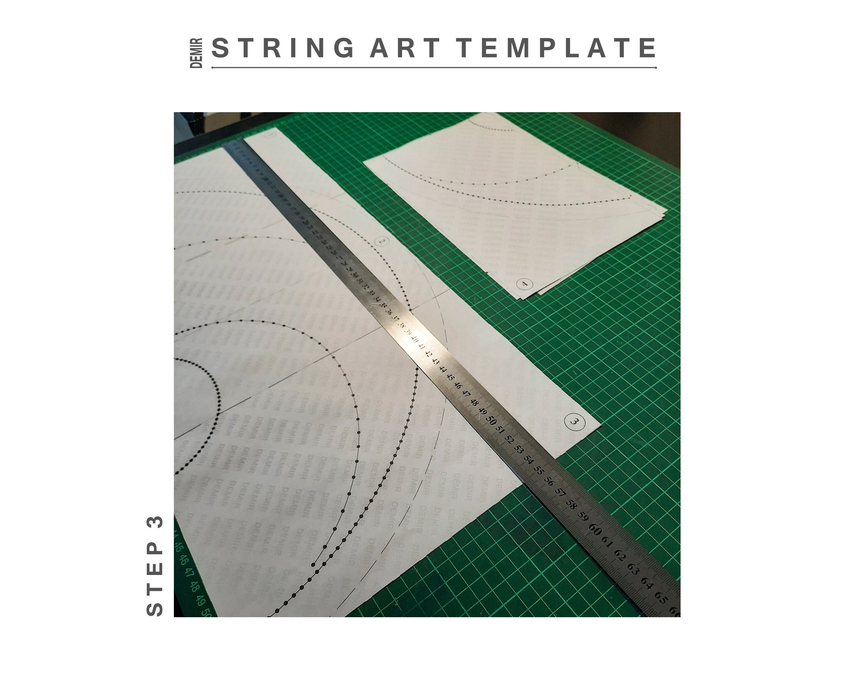 String Art Template | Pattern | Outline | Stencils | Scheme | Sacred ...