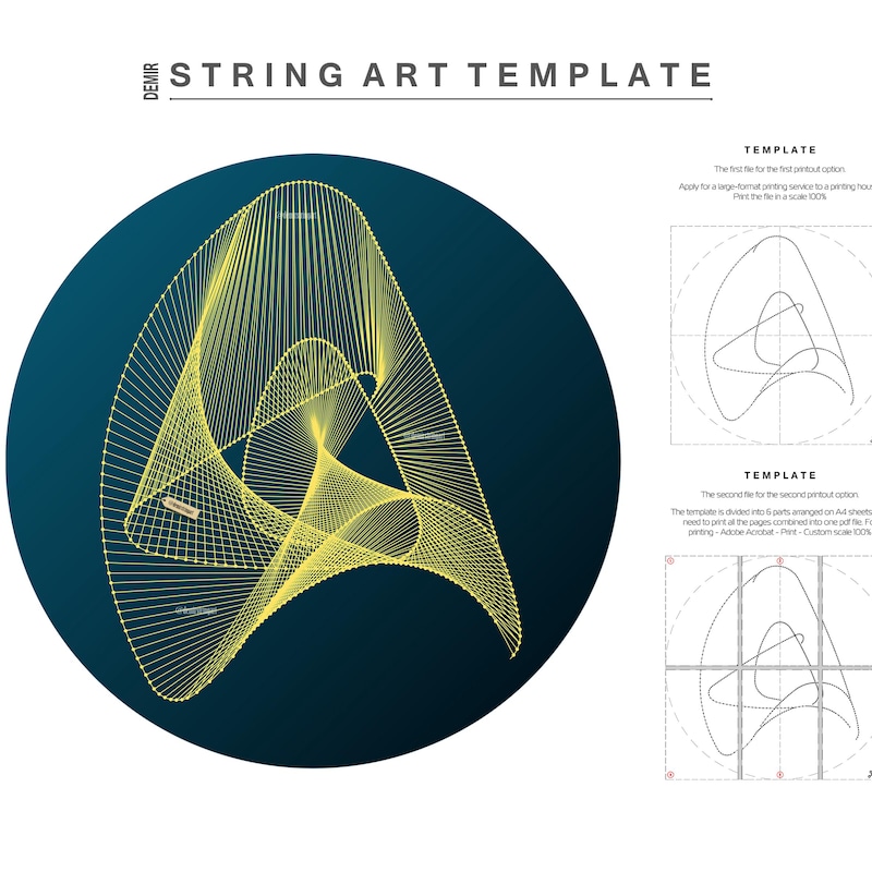 String Art Patterns - Etsy