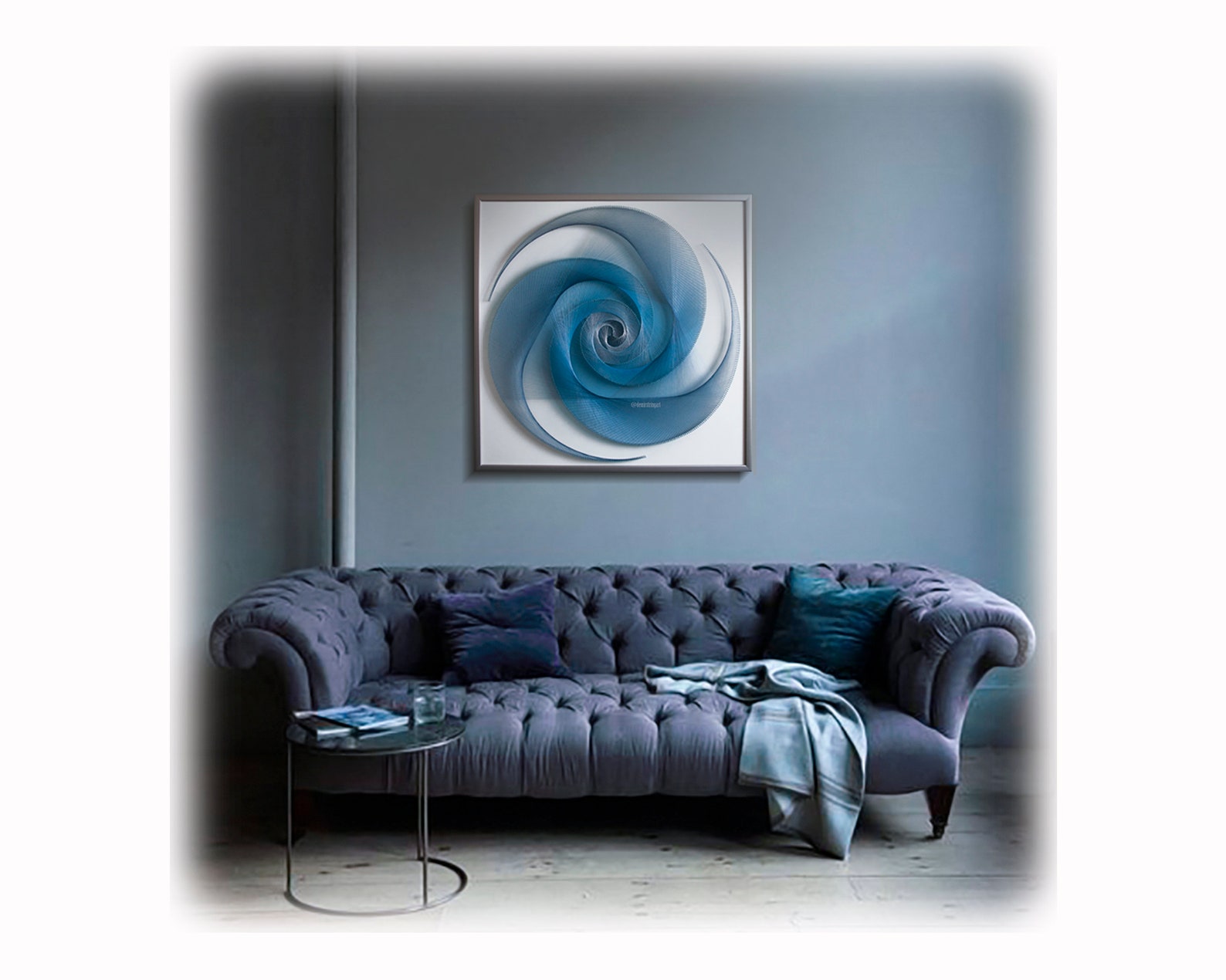 String Art Galaxy Mandala Wall Hanging Sacred Geometry - Etsy