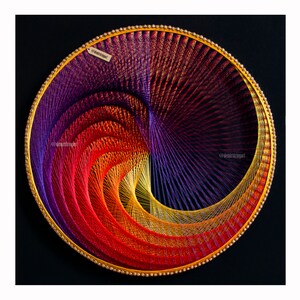 Personalized Gift String Art Mandala Sacred Geometry Meditation Feng ...