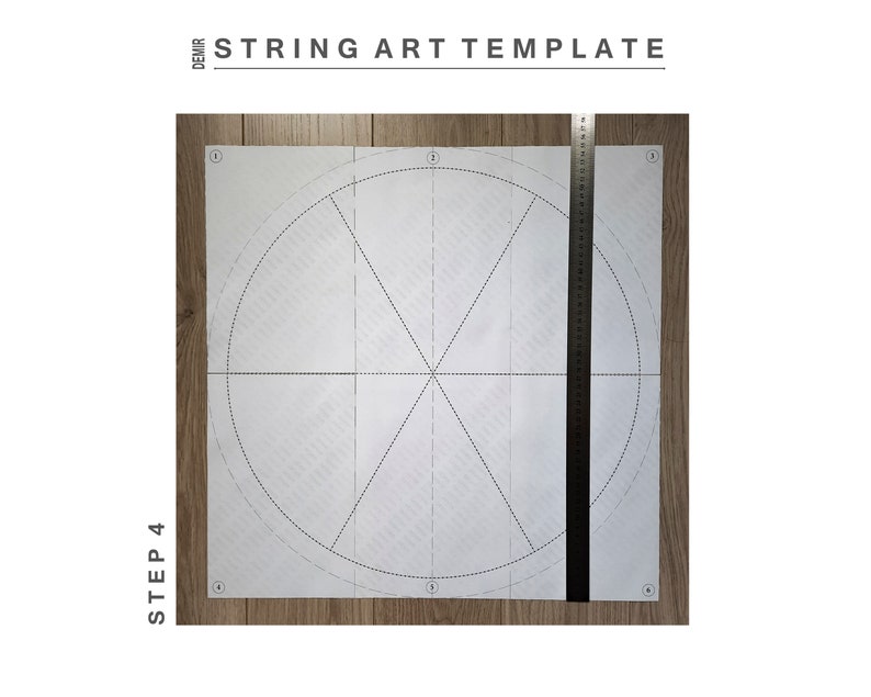 String Art Template Pattern Outline Stencil Scheme - Etsy