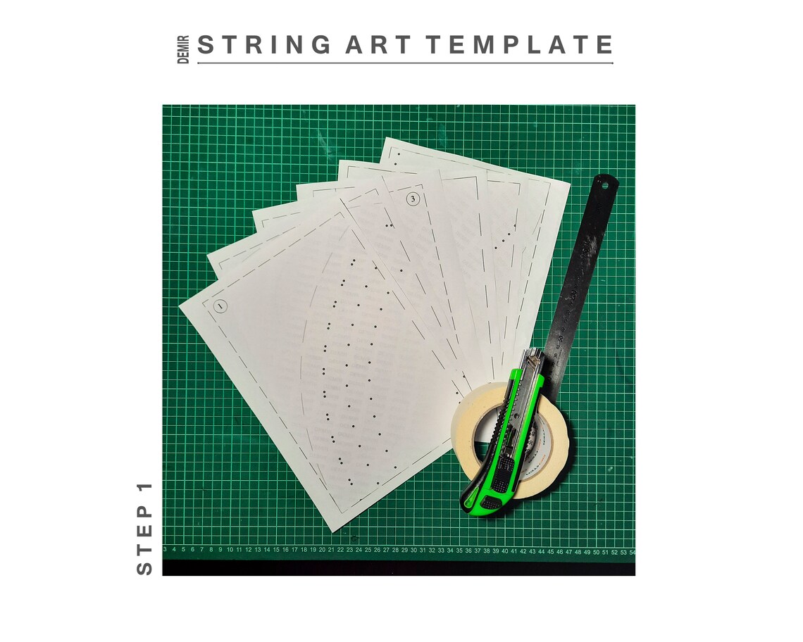 String Art Template Pattern Outline Stencils Scheme Sacred Geometry ...