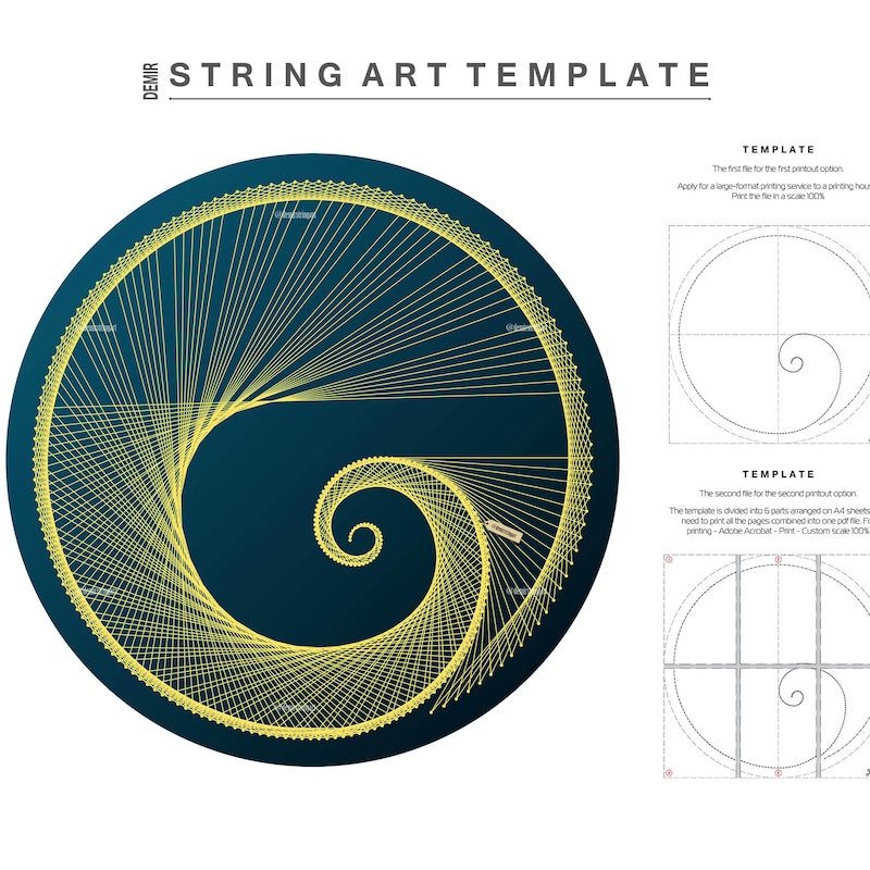 String Outline Art Kit - Etsy