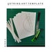 String Art Template | Pattern | Outline | Stencils | Scheme | Sacred ...