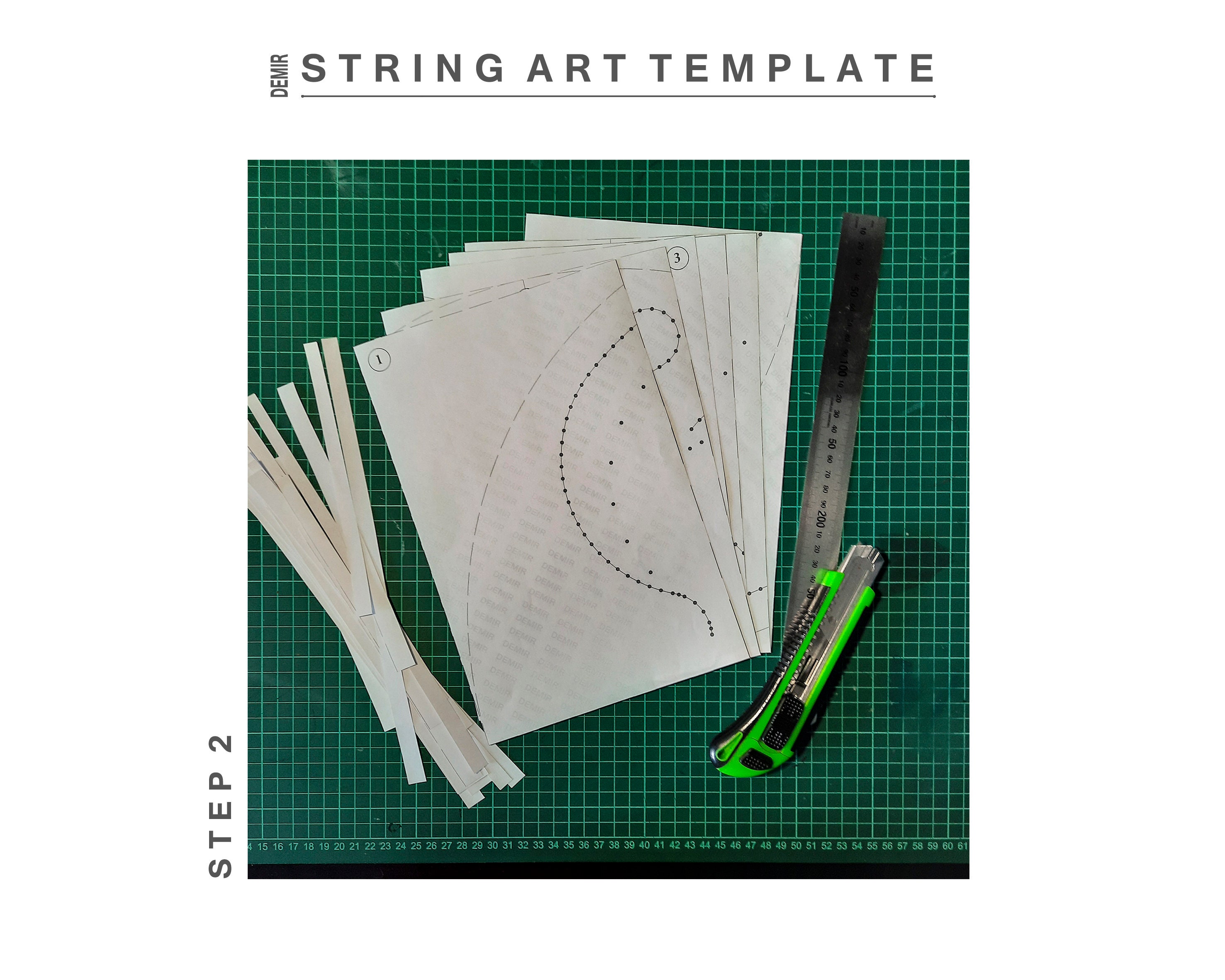 String Art Template | Pattern | Outline | Stencils | Scheme | Sacred ...