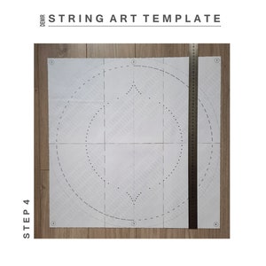 String Art Template | Pattern | Outline | Stencils | Scheme | Sacred ...