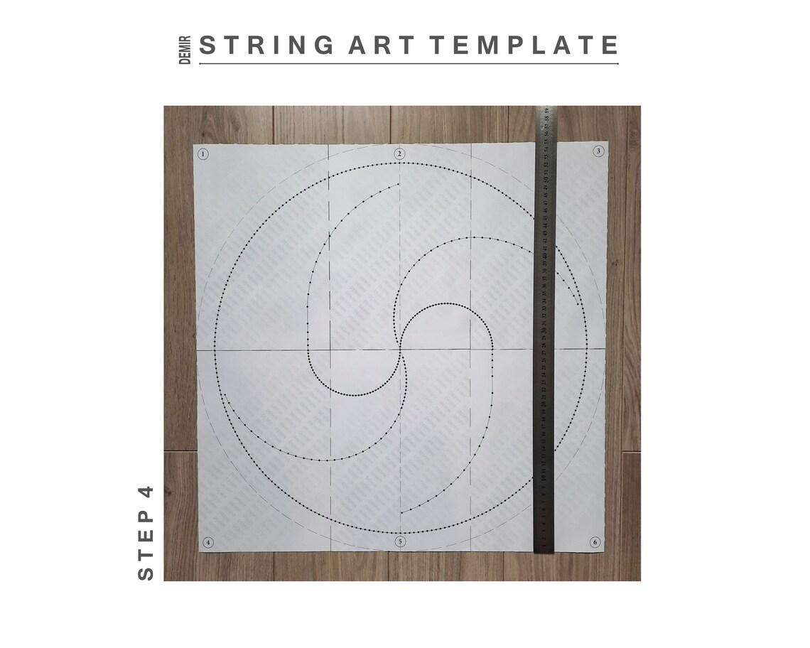 String Art Template | Pattern | Outline | Stencils | Scheme | Sacred ...