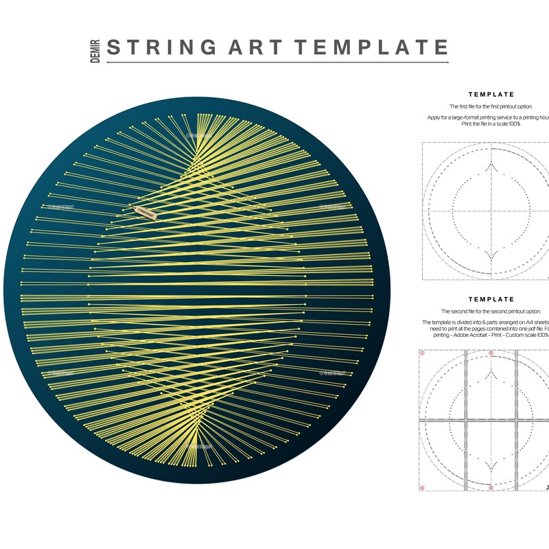 String Art Template - Etsy