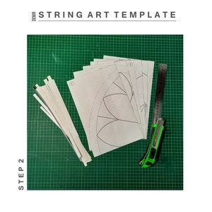 String Art Template | Pattern | Outline | Stencils | Scheme | Sacred ...